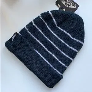 Vans | Accessories | Vans Blue And White Striped Toque | Poshmark
